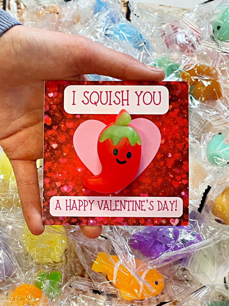 Wholesale | 25 pcs | Mochi Squishies Valentine's Day Cards – LICT ...