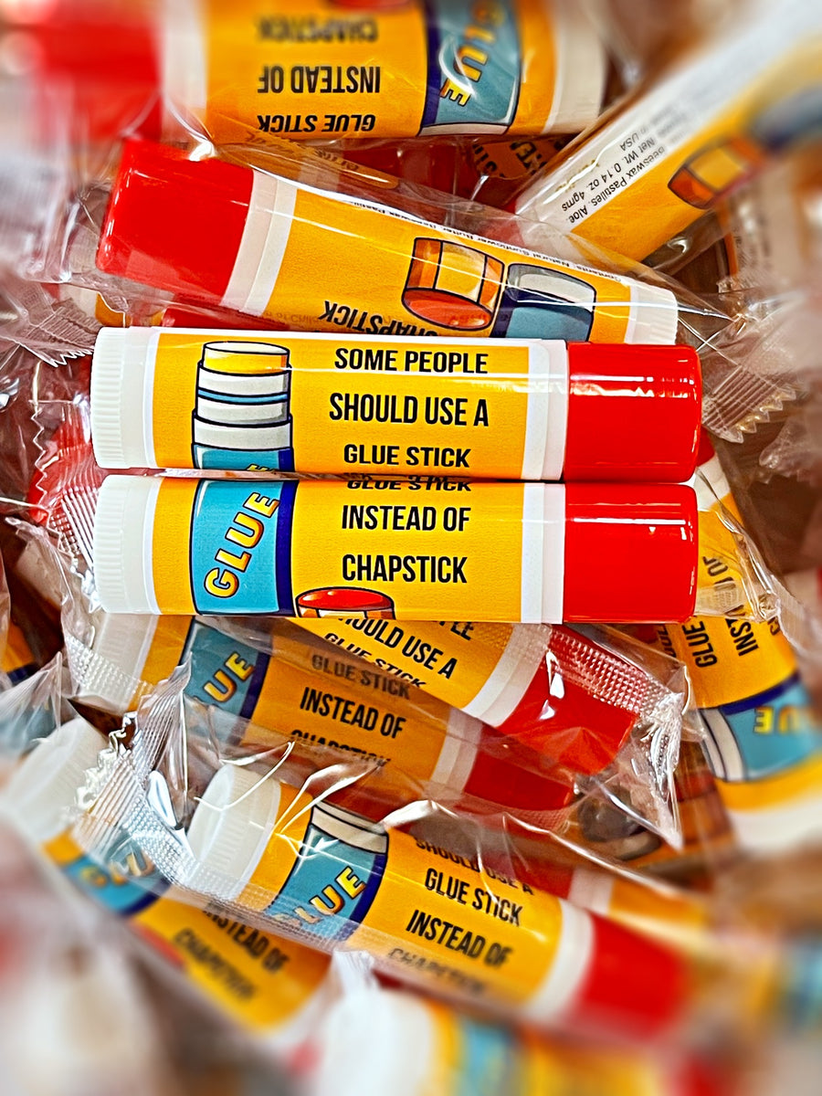 Wholesale | Glue Stick Funny Lip Balms – LICT Apparel + Accessories
